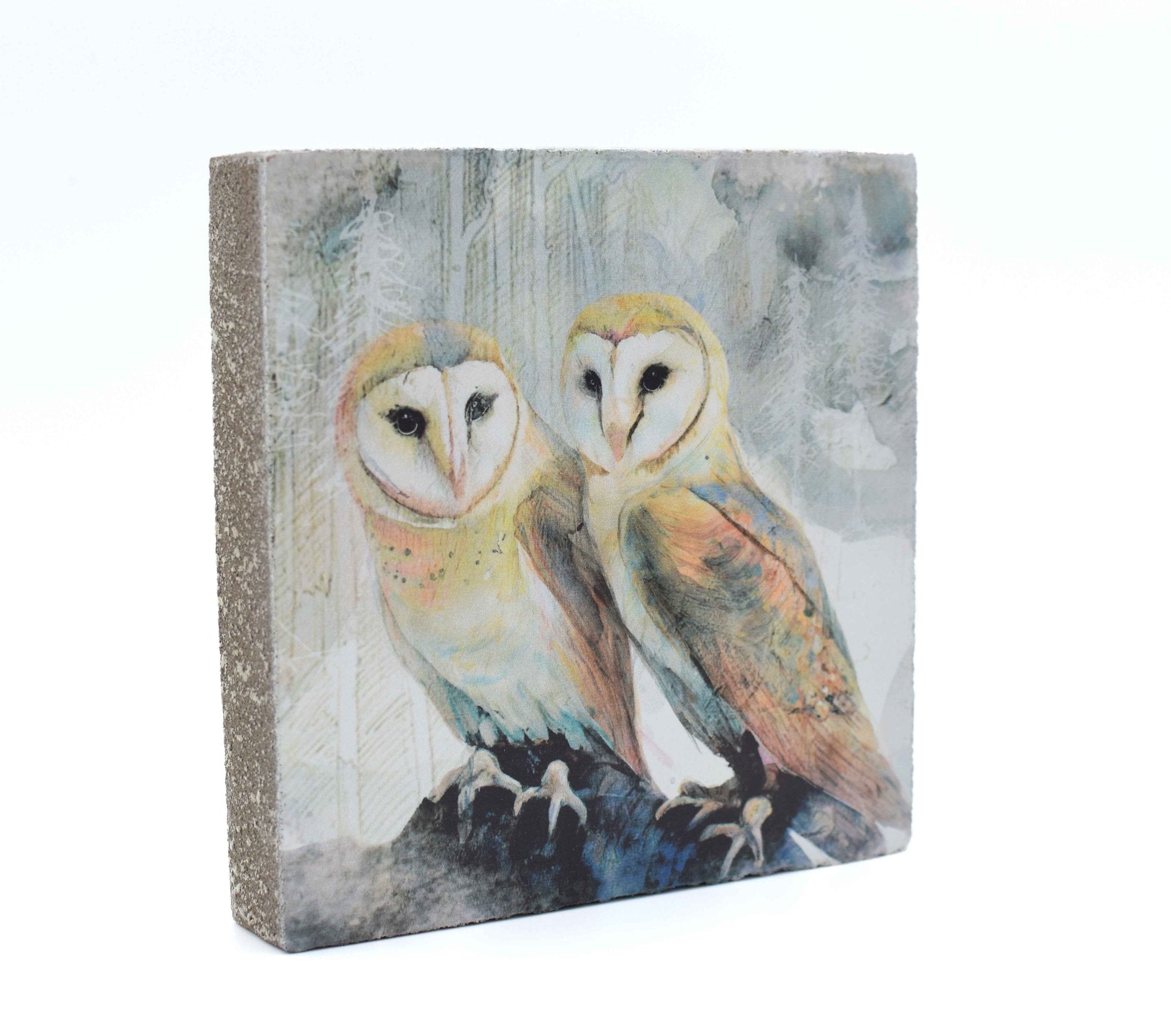 Owls Together Art Block | Cedar Mountain Studios