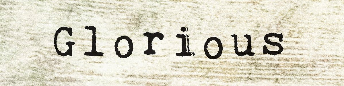 Glorious | Cedar Mountain Studios Handmade Fridge Magnet