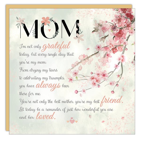 Handmade Greeting Cards - Grateful Mom - Mother's Day Cards – Cedar ...