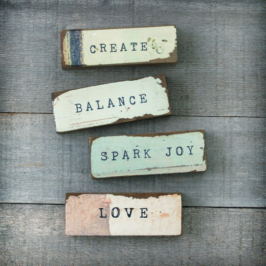 Our Timber Bits: Stackable Word Art for Your Home – Cedar Mountain Studios