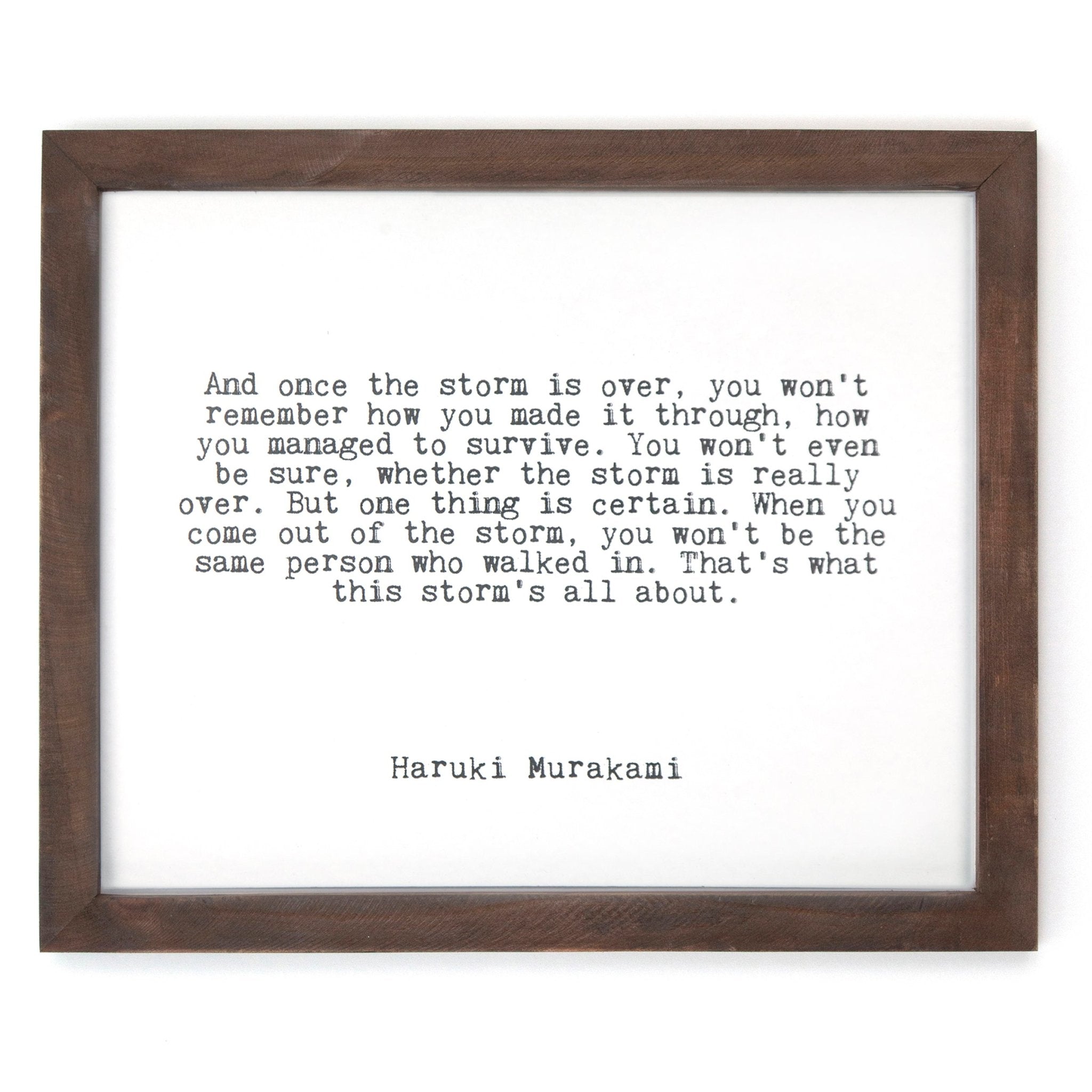 Framed Words - Handmade Home Decor, Inspirational Quote – Cedar ...