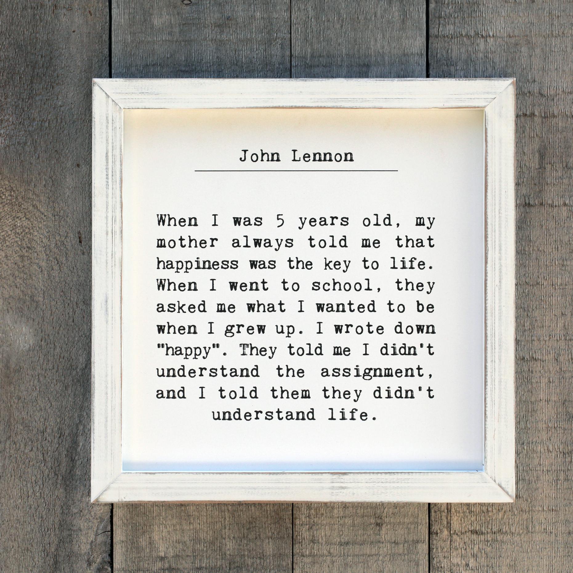 Framed Words - Handmade Home Decor, Inspirational Quote – Cedar ...
